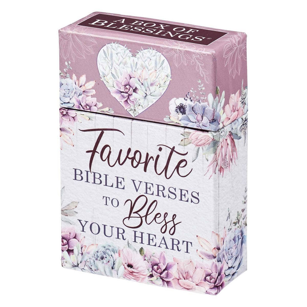 Box of Blessings Favorite Bible Verses To Bless the Heart – B'Dazzled Shop